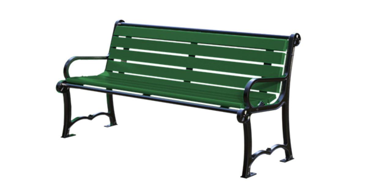 Recycled Pooch Perch Bench | BarkPark