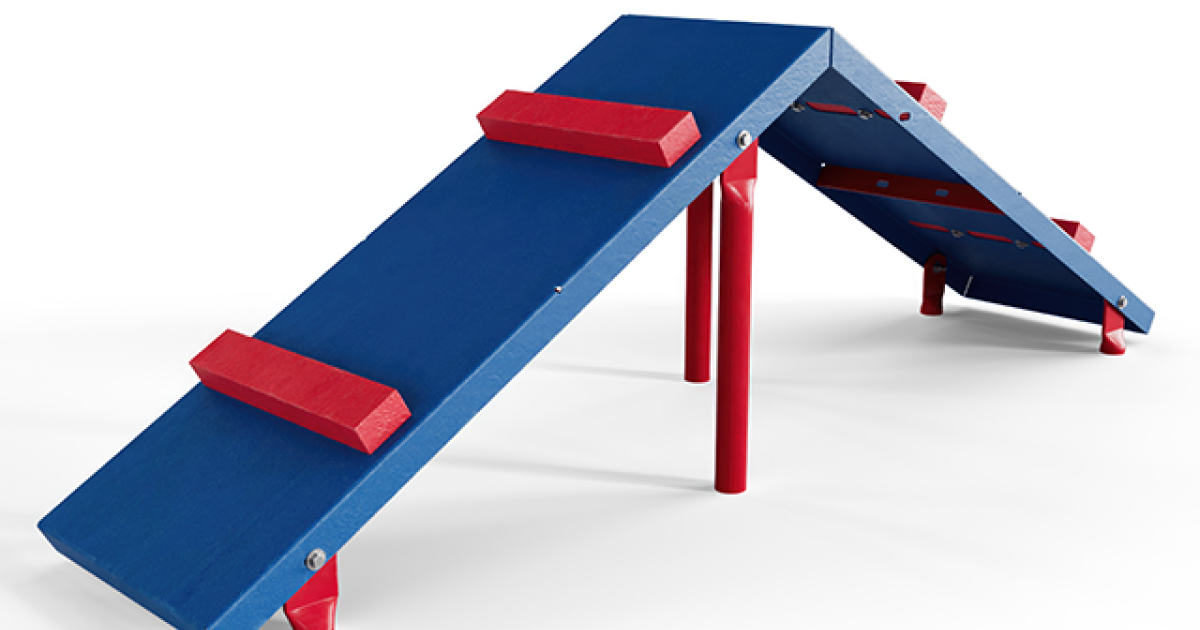 Small King of the Hill Ramp for Dogs | BarkPark