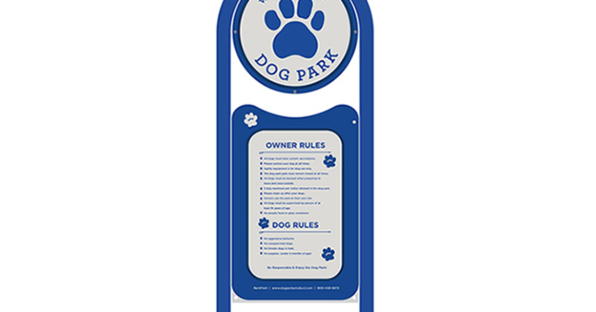 Dog Park Welcome Sign | BarkPark